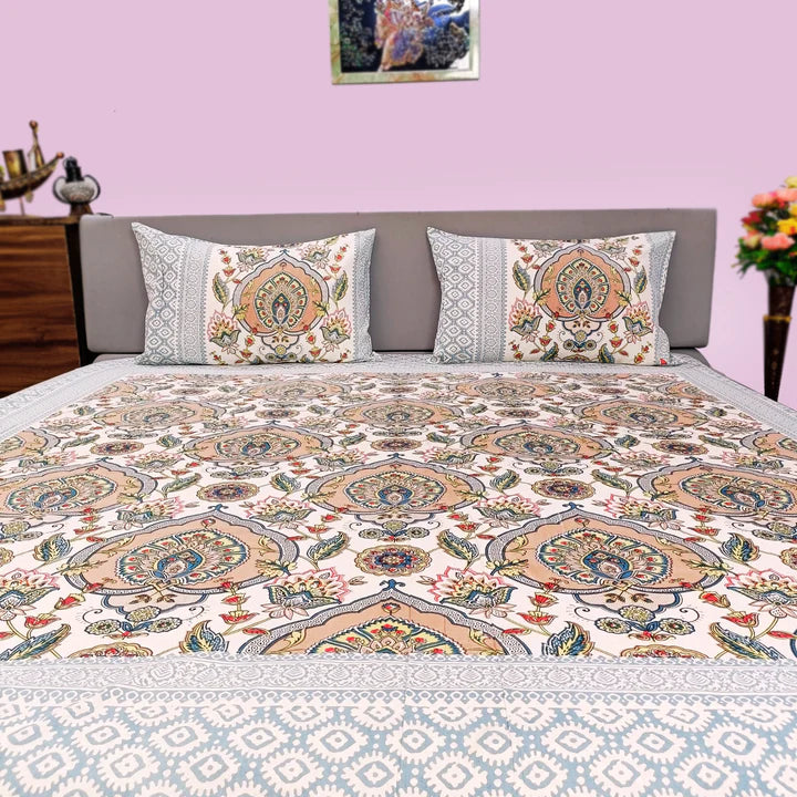 Floral Fantasy Bedsheets by Marika Textiles | Blog Post